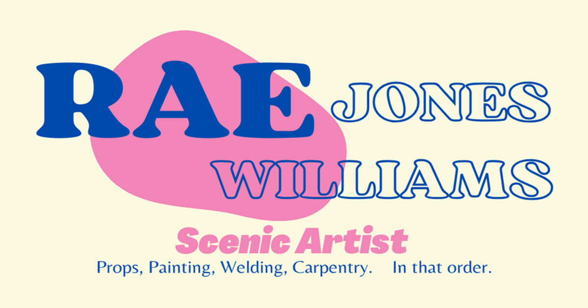 Rae Jones-Williams - Scenic Artist